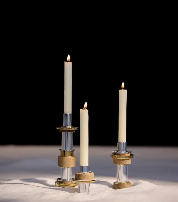 Christofle Small Myriade Candlestick Holder
