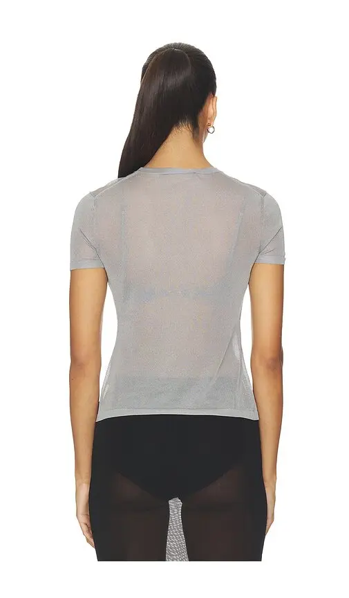 EAVES Wrenley Knit Tee In . Also - Grey