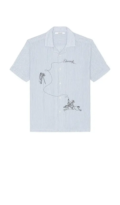 EDMMOND STUDIOS Western Shirt In . Also - Blue