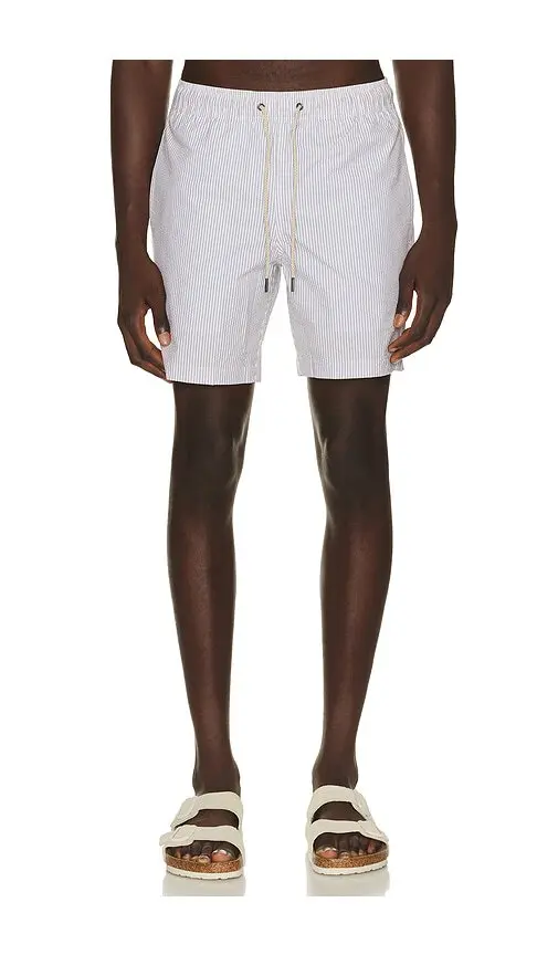 FAIR HARBOR Bayberry Swim Trunk - Grey