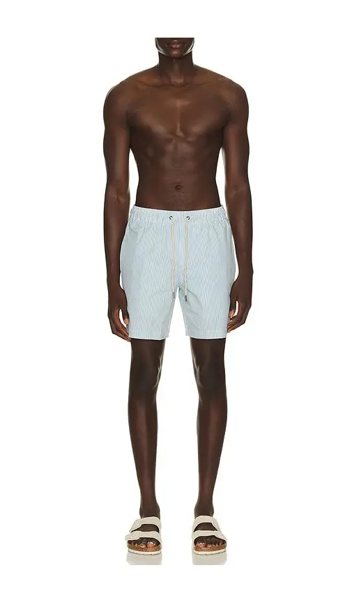 FAIR HARBOR Bayberry Swim Trunk With Drawstring Closure