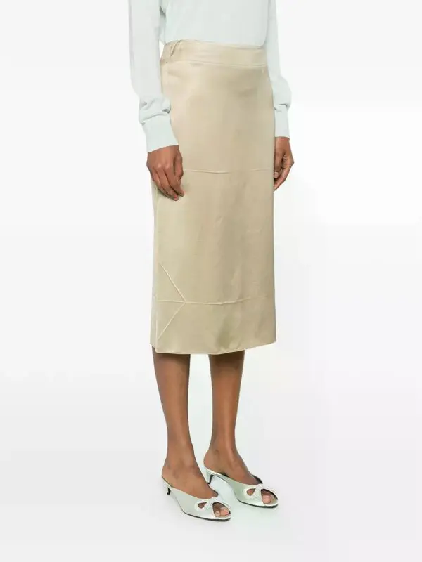 N°21 Panelled Satin Skirt