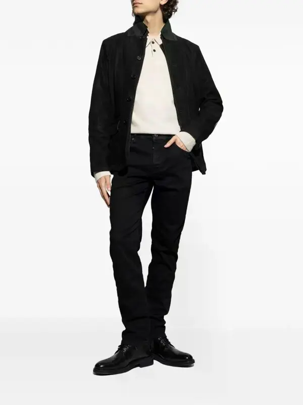 ALLSAINTS Survey Double-layered Suede Jacket