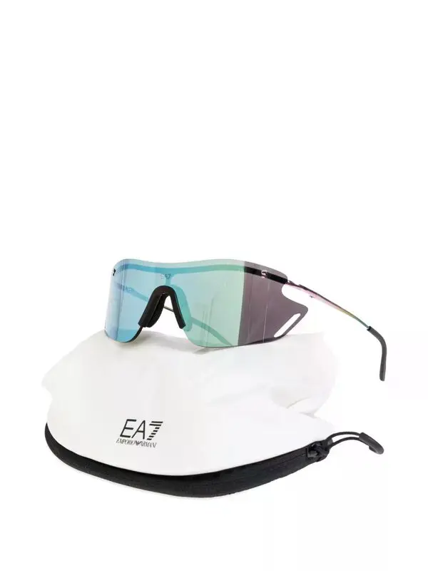 EA7 Shield Frame Mirrored Sports Sunglasses