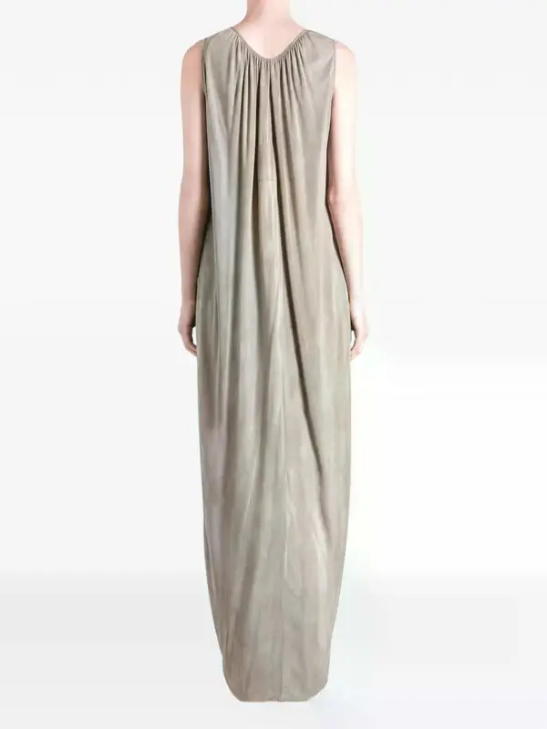 UMA WANG Sleeveless V-neck Maxi Dress