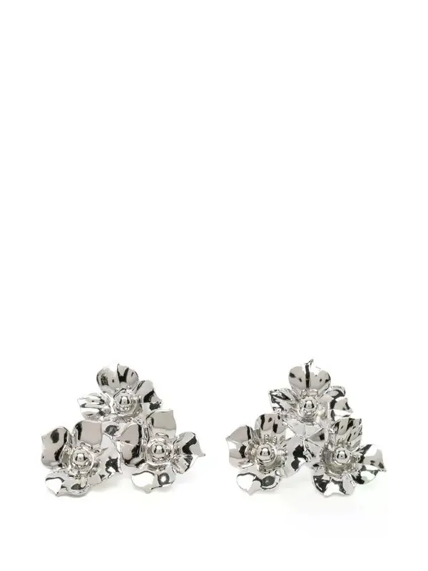 JENNIFER BEHR Floral-motif Earrings - Silver