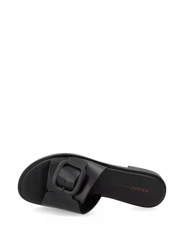 FRAU Crossover Strap Buckled Flat Sandals