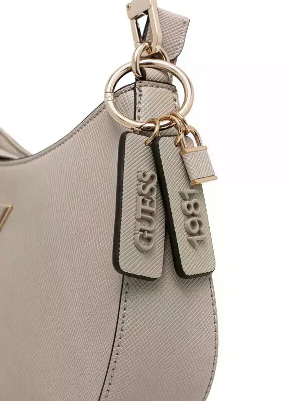 Guess Noelle Logo Charm Shoulder Bag