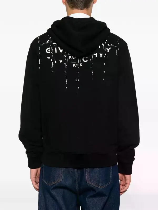 Givenchy Logo-print Zip-up Hoodie