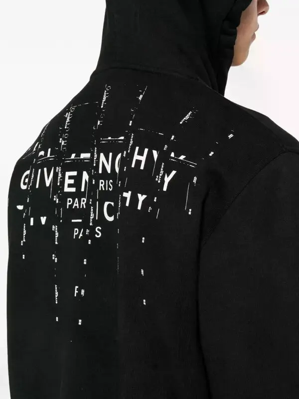 Givenchy Logo-print Zip-up Hoodie