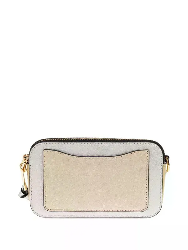 Marc Jacobs The Snapshot Leather Shoulder Bag - Silver