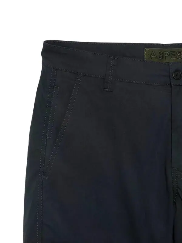 Aspesi Button-fastening Navy Tailored Shorts