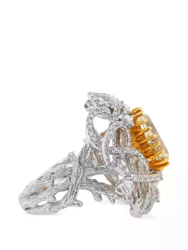 HYT JEWELRY Floral Diamond Ring