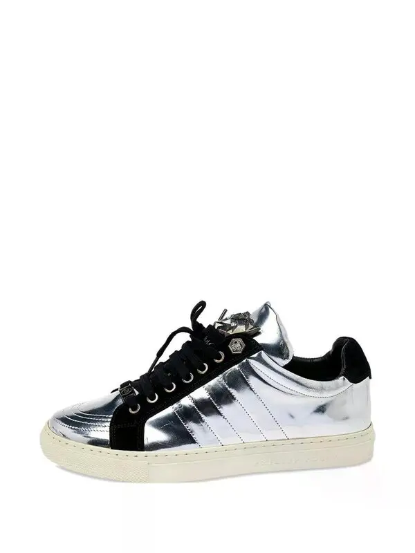 Philipp Plein Metallic Low-top Sneakers