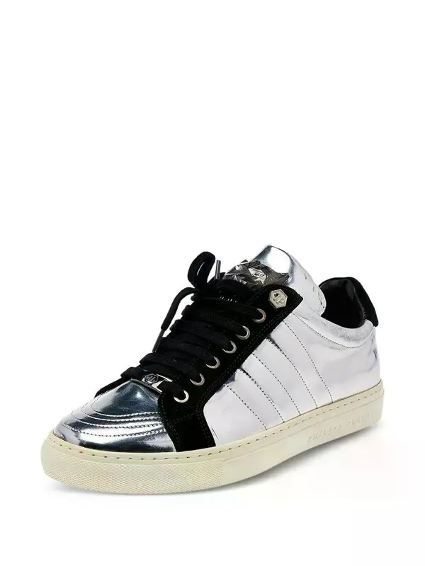 Philipp Plein Metallic Low-top Sneakers