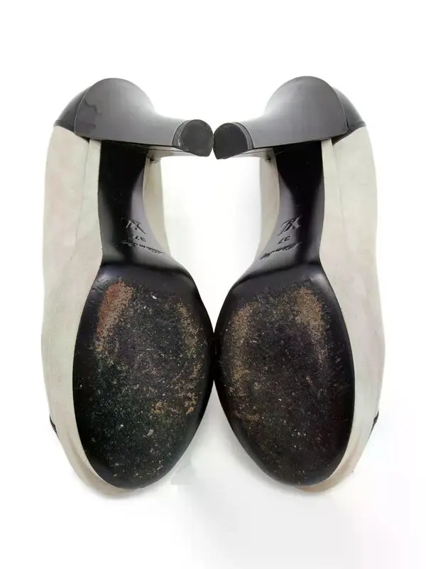 LOUIS VUITTON Peep-toe Platform Pumps