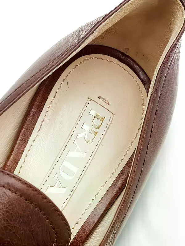Prada Lace-up Platform Ankle Boots - Brown
