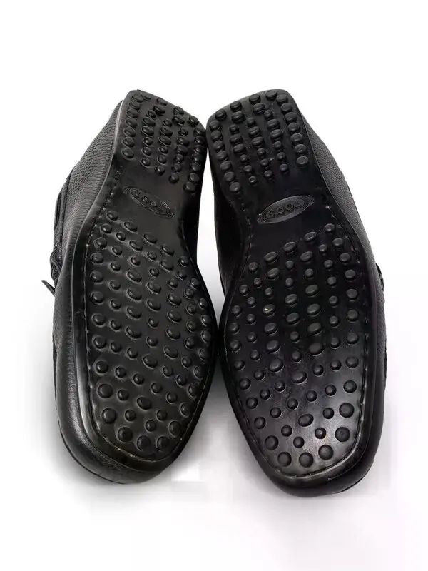 TOD'S Pebbled Leather Tie-fastening Loafers