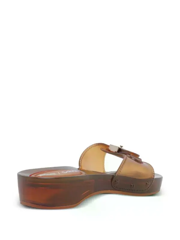 Melissa X Scholl Buckle-detail Platform Sandals - Brown