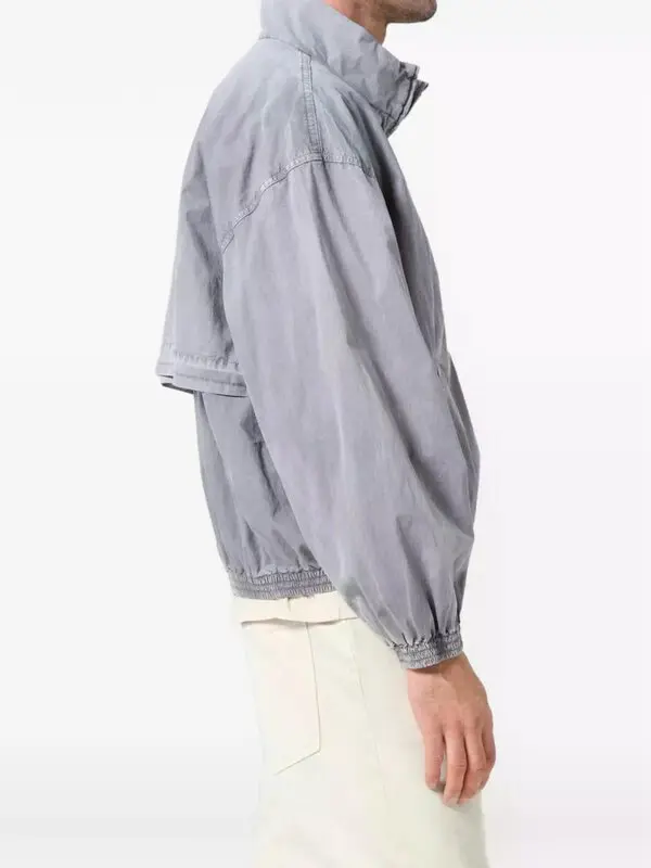 AGOLDE Marshall Zip-up Windbreaker - Grey