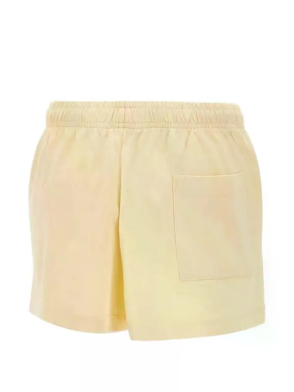 Sporty & Rich Avenue Disco Graphic Print Elasticated-waist Shorts