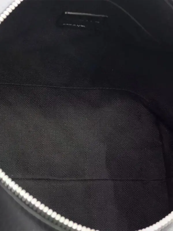 Loewe Leather Loop Shoulder Bag - Black