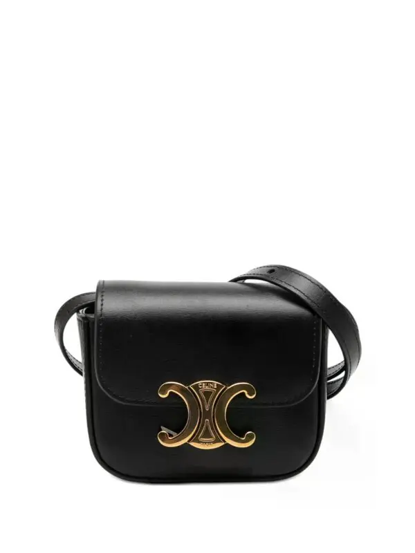 Celine Calfskin Claude Crossbody Bag - Black