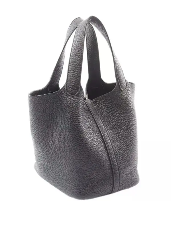 Hermès Clemence Picotin Lock 18 Handbag - Black