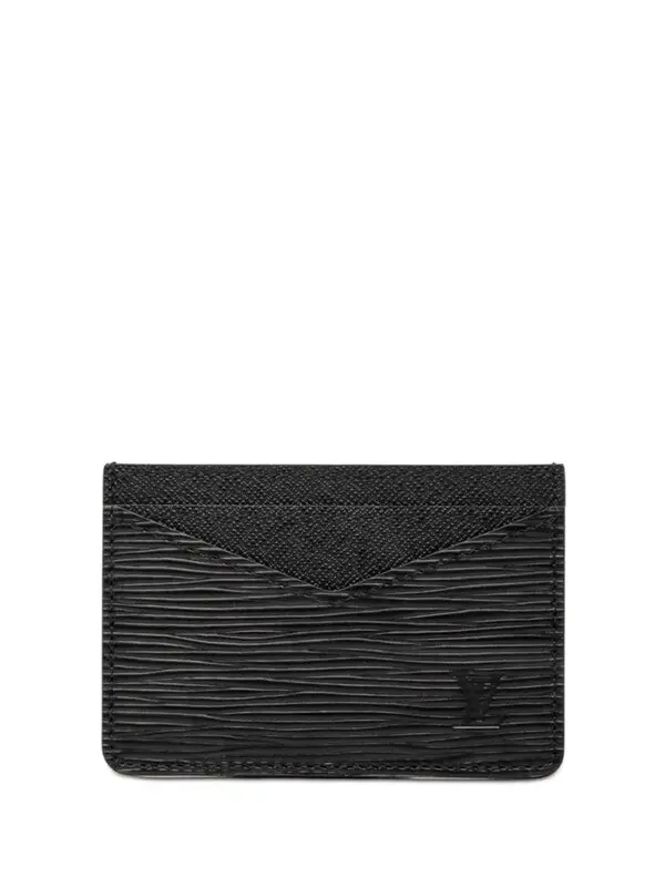 LOUIS VUITTON 2021-2026 Epi Neo Porte Cartes Card Holder - Black