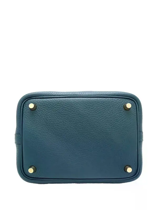Hermès Clemence Picotin Lock 18 Handbag - Green