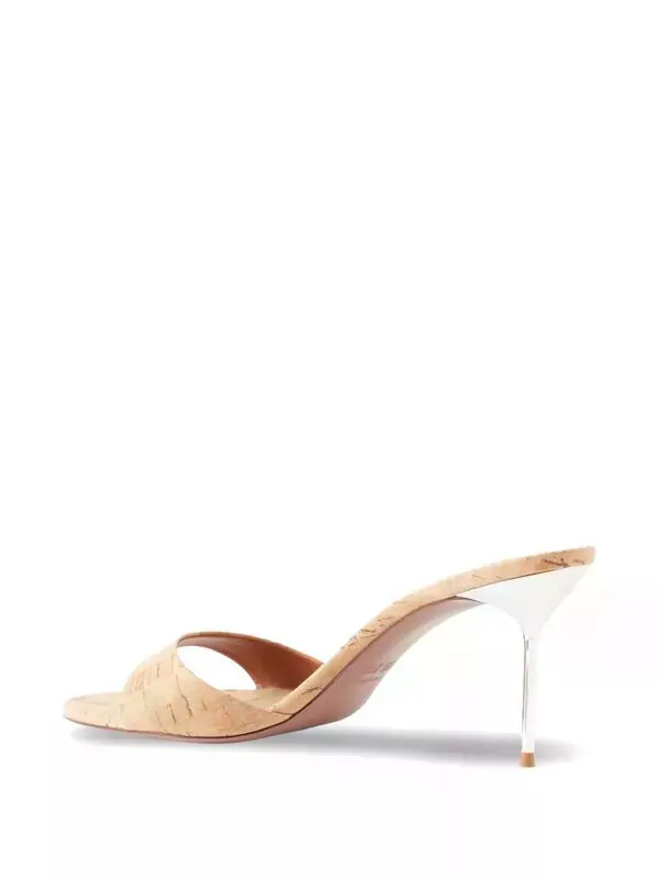 Paris Texas Lidia Cork-effect Stiletto Sandals