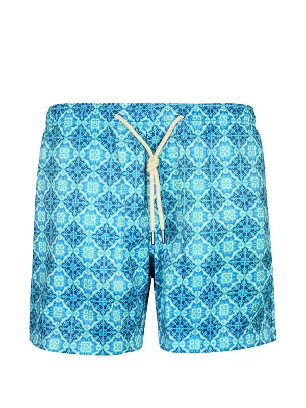 PENINSULA SWIMWEAR Panarea Drawstring Swim Shorts - Blue