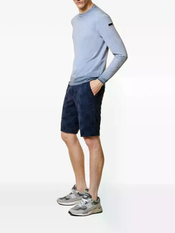 RRD Navy Floral Print Tailored Shorts