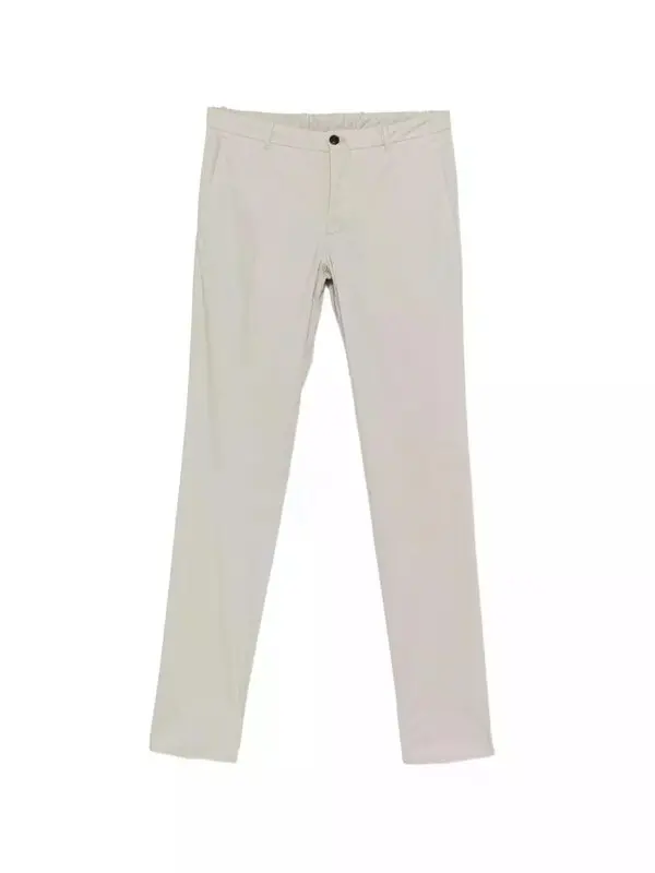 Incotex Light Gray Belt Loops Trousers