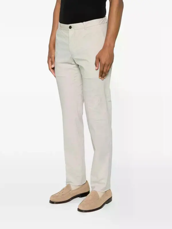 Incotex Light Gray Belt Loops Trousers