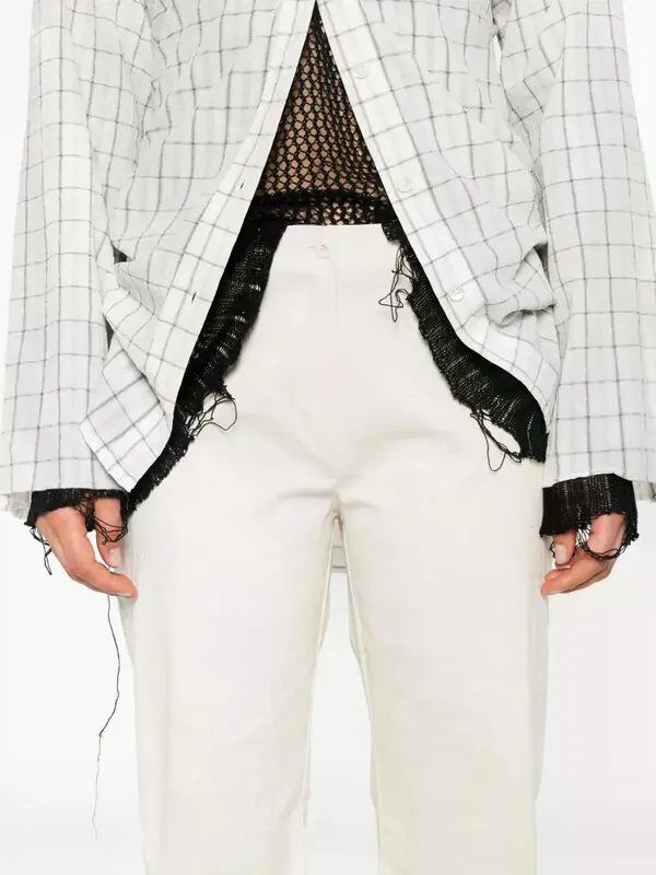 Our Legacy Biker High-waist Straight Trousers