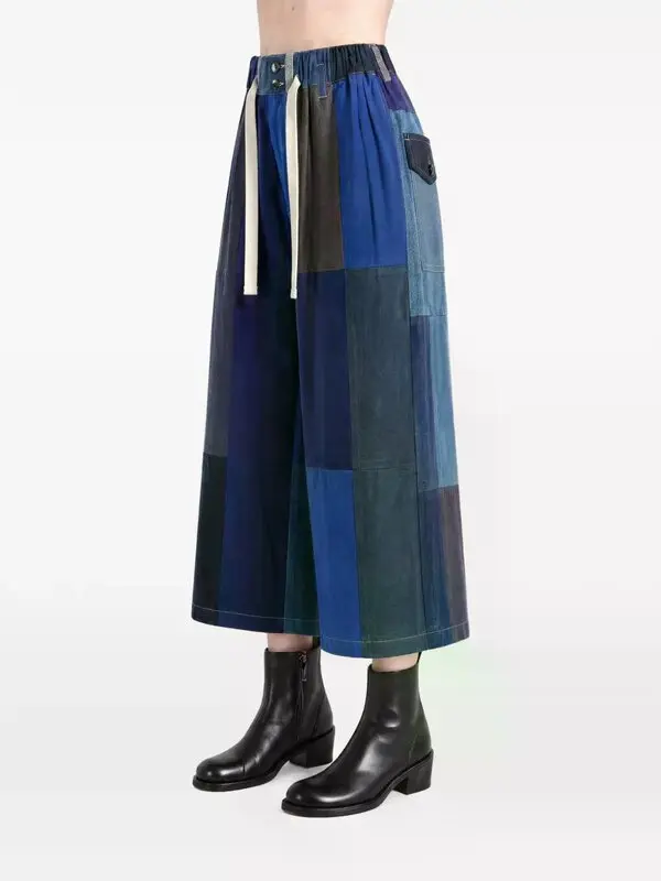 SILLAGE Patchwork-design Palazzo Pants