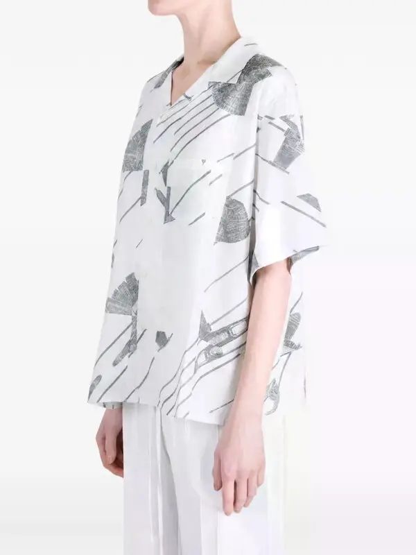 SILLAGE Graphic Print Short Sleeve Shirt