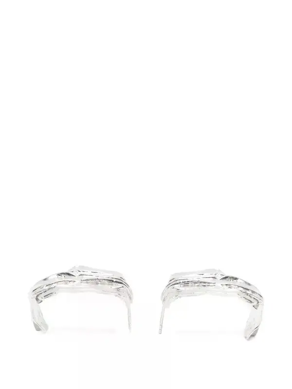Completedworks Textured Hoop Earrings