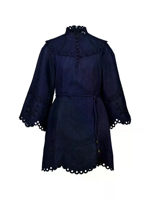 Zimmermann Mahon Mini Dress - Blue