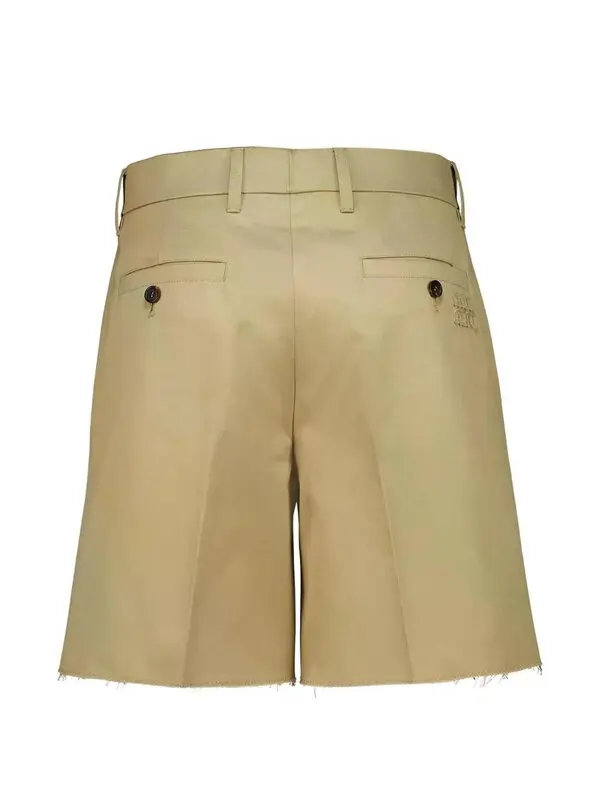 Miu Miu Pressed-crease Shorts