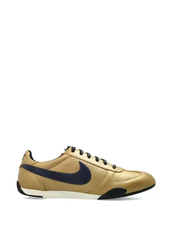 Nike Sprint Sister" Metallic Leather Sneakers - Gold