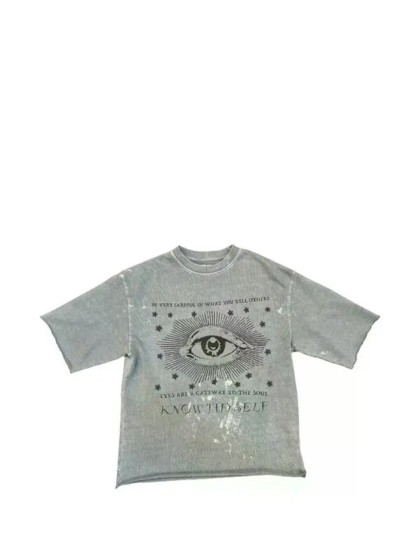 Astrum Graphic-print Distressed T-shirt