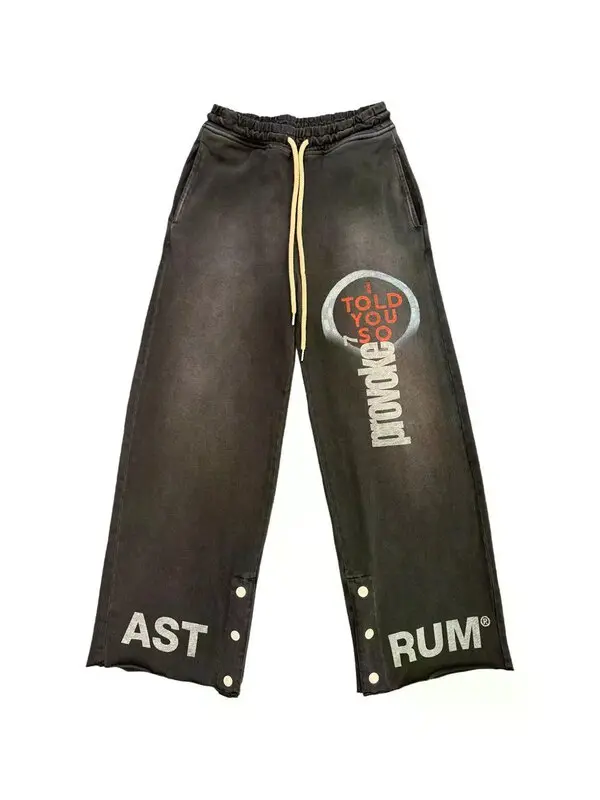 Astrum Provoke Logo-print Track Pants - Grey