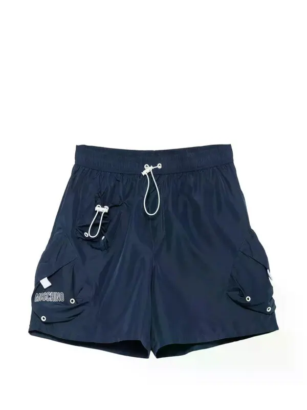 Moschino Cargo Pocket Swim Shorts - Blue