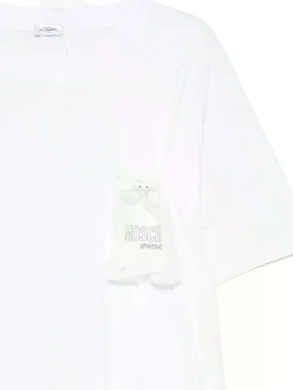 Moschino Lace-up Pocket T-shirt