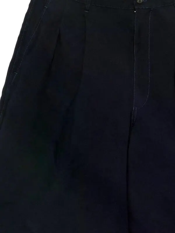 Comme Des Garçons Pleated-detail Shorts