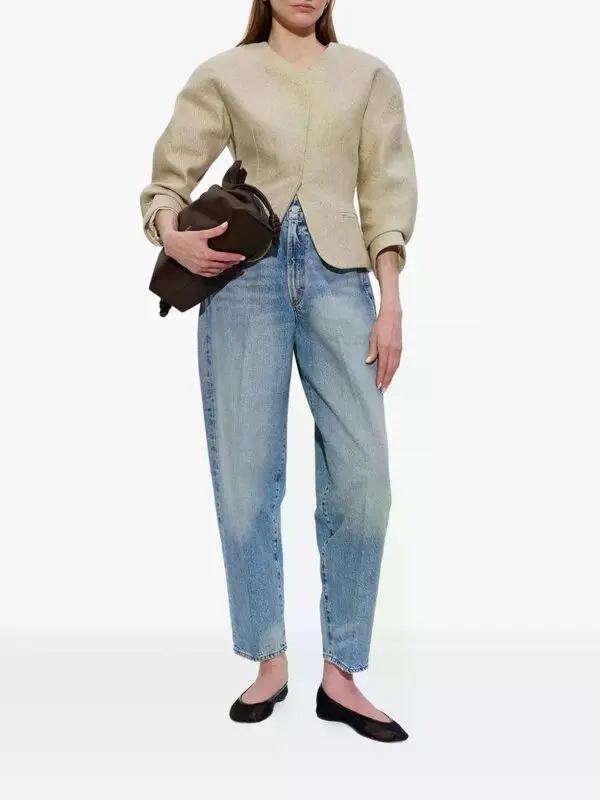 AGOLDE Faded Effect Tapered Leg Jeans
