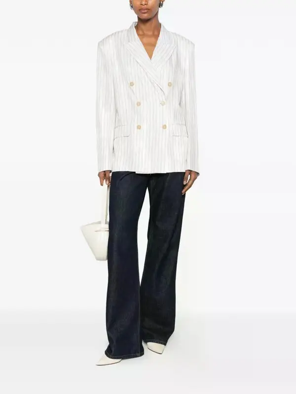 Erika Cavallini Pinstripe Double-breasted Jacket