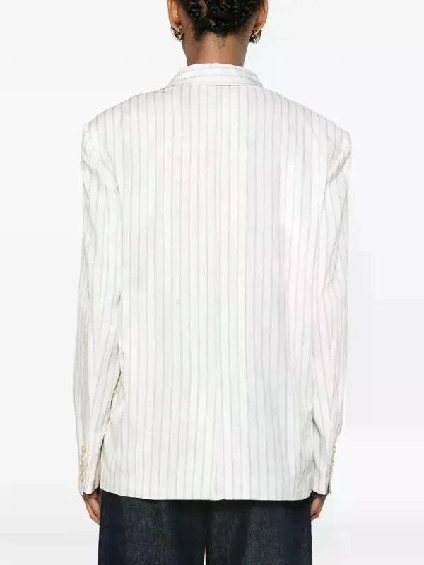 Erika Cavallini Pinstripe Double-breasted Jacket